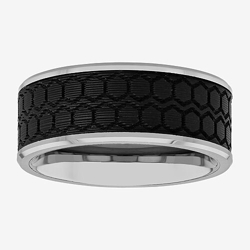 Click here for Mens 9M Tungsten Wedding Band  13 1/2 prices