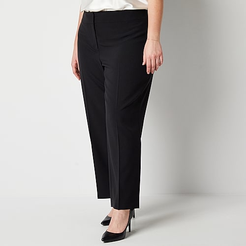 Click here for Black Label by Evan-Picone Crepe Womens Plus Strai... prices
