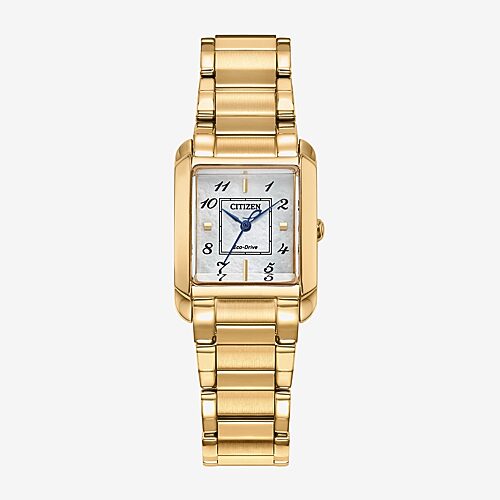 Click here for Citizen Eco-Drive Womens Bianca Gold-Tone Stainles... prices