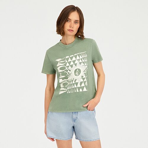 Click here for VOLCOM Womens Juniors Crew Neck Short Sleeve Regul... prices