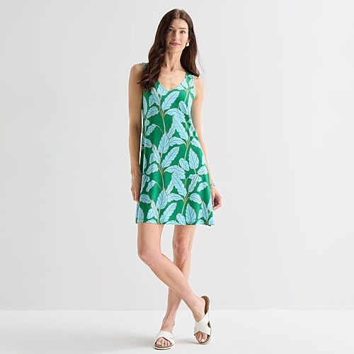 Click here for St. Johns Bay Womens Tall V Neck Sleeveless Floral... prices