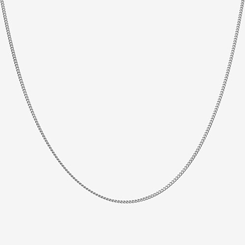Click here for Womens Sterling Silver 18 Inch Curb Chain Necklace... prices