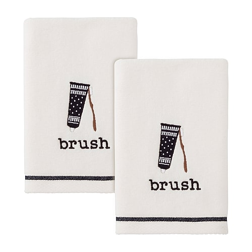 Click here for Avanti Bath Icons 2-pc. Fingertip Towel  One Size... prices