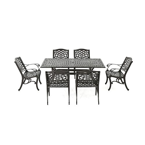 Click here for Hallandale 7-pc. Rectangular Dining Set  One Size... prices