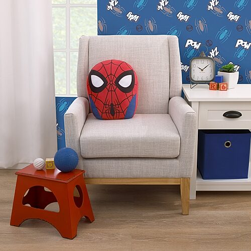 Click here for Spiderman Throw Pillow  One Size  Red prices