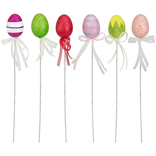 Click here for Northlight Colorful Speckled And Glittered Egg 6-p... prices