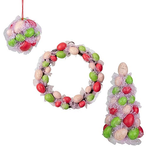Click here for Northlight Speckled Egg Tree Ball And 3-pc. Wreath... prices