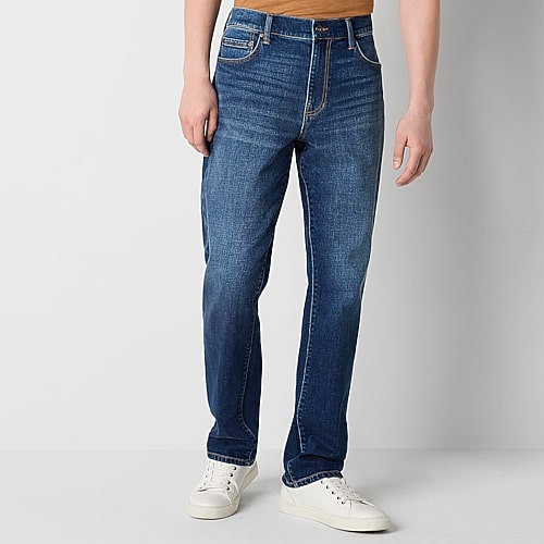 Click here for mutual weave Mens Stretch Fabric Straight Leg Jean... prices