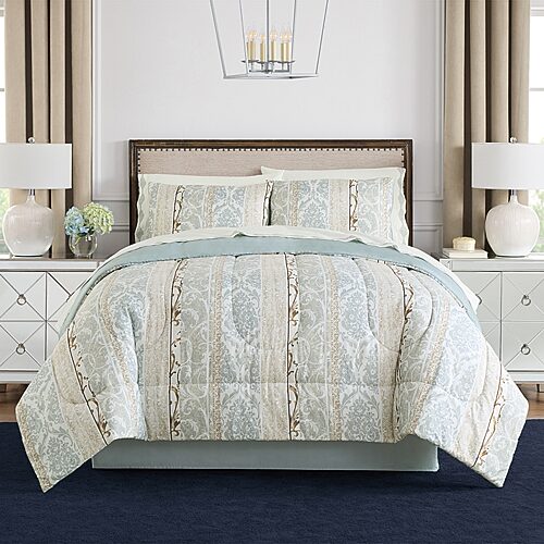 Click here for Broadhaven Arleigh 8-pc. Reversible Complete Beddi... prices