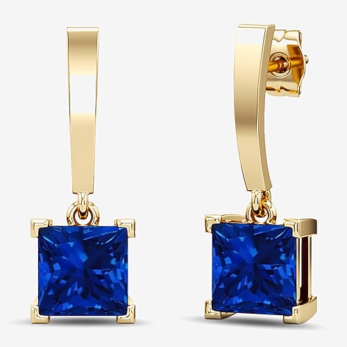 Click here for Womens Lab Created Gemstone 14K Gold Over Silver S... prices