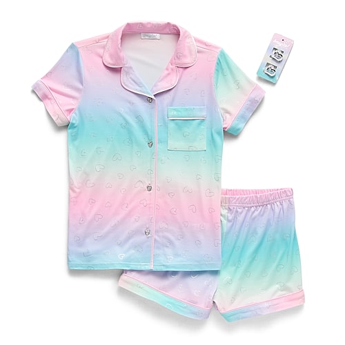 Click here for Btween Little & Big Kid Girls Short Sleeve 2-pc. P... prices