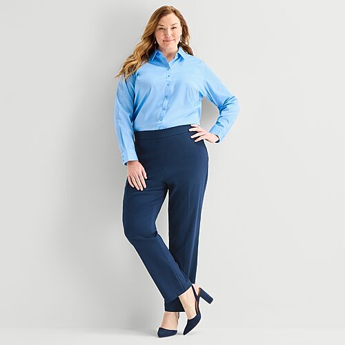 Click here for Liz Claiborne Lisa Womens Straight Pull-On Pant  1... prices