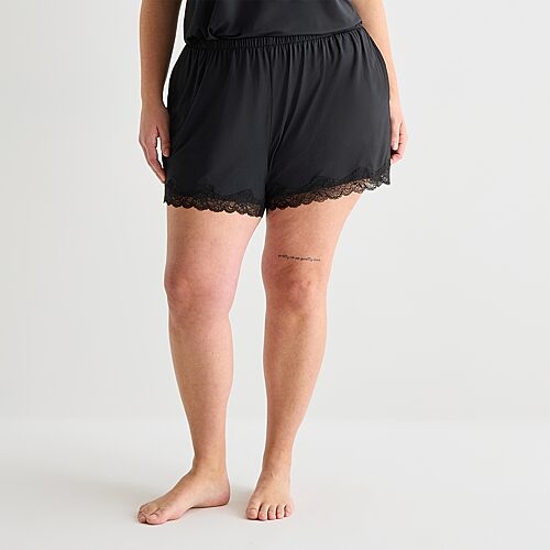 Click here for Ambrielle Womens Plus Pajama Shorts  1x  Black prices