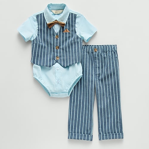 Click here for Little Stitch Baby Boys 2-pc. Pant Set  3-6 Months... prices