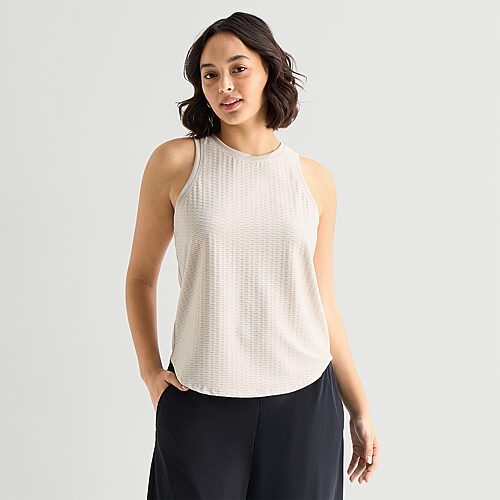 Click here for Stylus Womens Round Neck Sleeveless Tank Top  Medi... prices