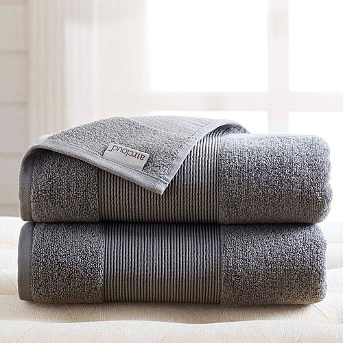 Click here for Aircloud 2-pc. Bath Sheet Set  One Size  Black prices