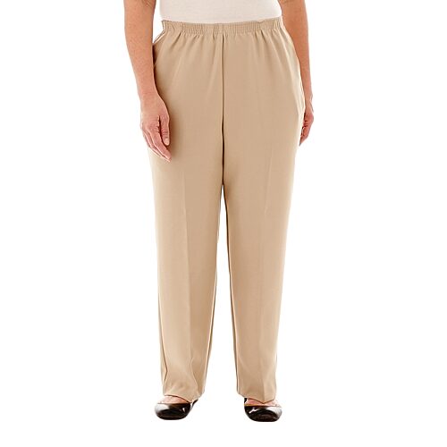 Click here for Alfred Dunner Classics Womens Plus Straight Pull-O... prices
