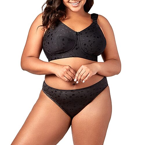 Elila Super Curves Full Coverage Softcup Bra 1305  I  Black