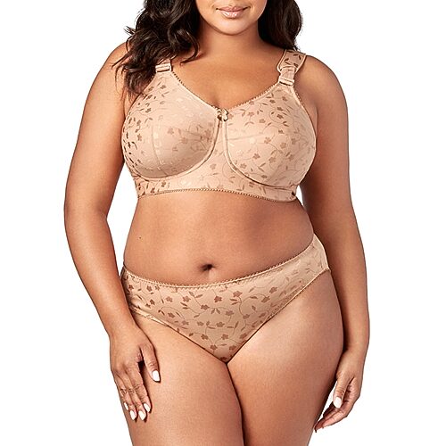 Elila Super Curves Full Coverage Softcup Bra 1305  J  Brown