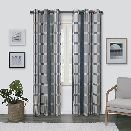 Click here for Regal Home Surfaces Plaid Grommet Top Light-Filter... prices