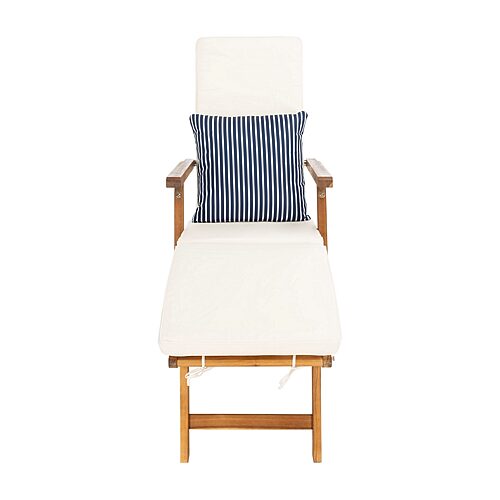 Click here for Palmdale Lounge Chair - Natural/beige/navy white prices