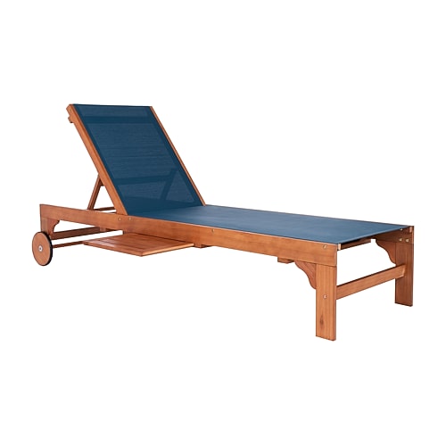Click here for Augusta Home Ralden Sunlounger - Natural/navy prices