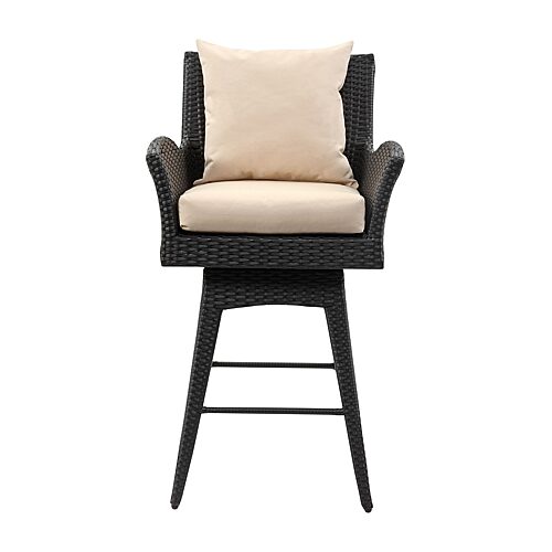 Click here for Hayes Patio Collection Bar Stool  One Size  Black prices