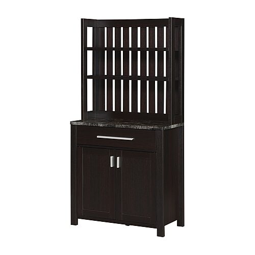 Click here for Sawyer Wine Bar Cabinet  One Size  Black prices