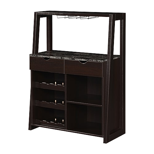 Click here for Uptown 2-Drawer Wine Storage Cabinet  One Size  Br... prices