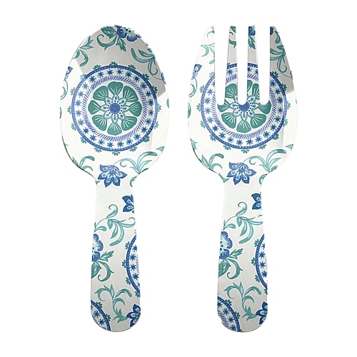 Click here for ABODE HOMEWARES Rio Floral Salad Server  One Size... prices