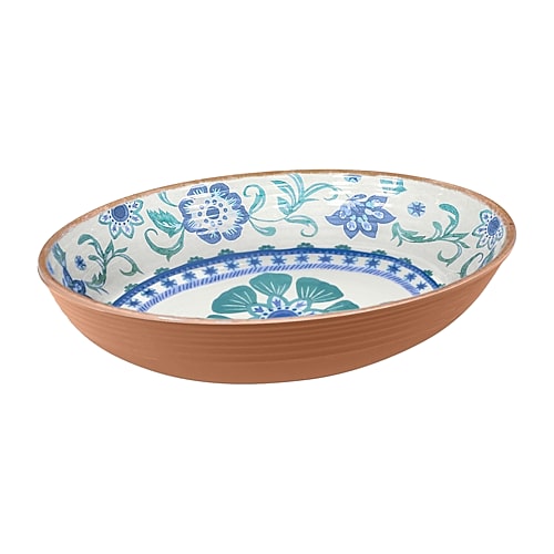 Click here for Abode Homewares Rio Turquoise Floral Melamine Oval... prices