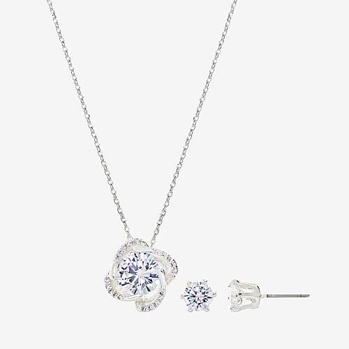 Click here for Sparkle Allure Womens Cubic Zirconia Pure Silver O... prices
