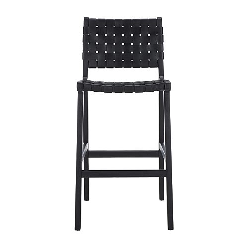 Click here for Safavieh Adah Leather Bar Stool - Black/black prices