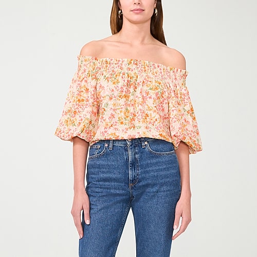 Click here for Sam And Jess Womens Straight Neck Short Sleeve Blo... prices
