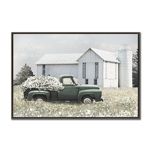 Click here for Streamline Art Flowers On The Farm Framed Canvas A... prices