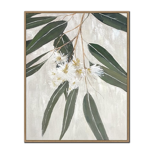 Click here for Streamline Art Eucalyptus Blossoms I Framed Canvas... prices