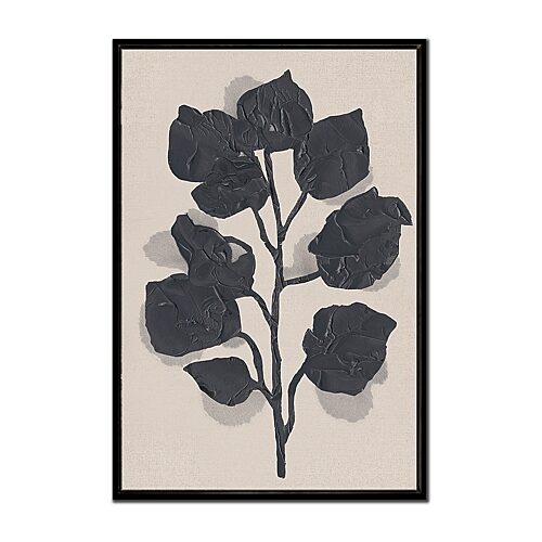 Click here for Streamline Art Black Rose Silhouette Ii Framed Can... prices