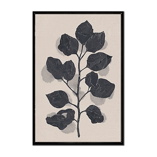 Click here for Streamline Art Black Rose Silhouette Ii Framed Can... prices
