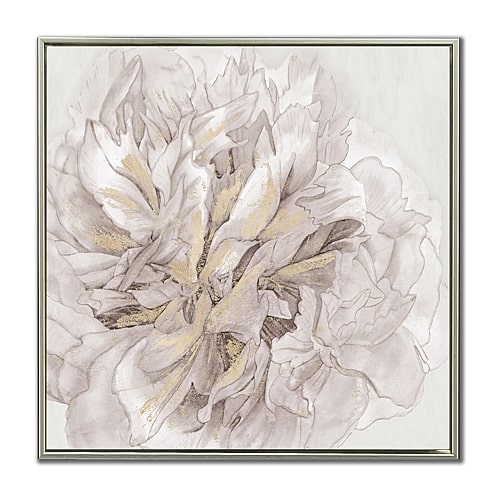 Click here for Streamline Art Pristine Petals I Framed Canvas Art... prices
