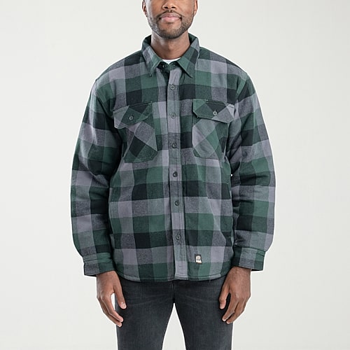 Click here for Berne Timber Flannel Shirt Mens Midweight Big and... prices