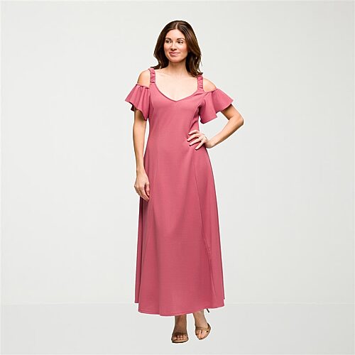 Click here for 24seven Comfort Apparel Womens Cold Sholder Ruffle... prices