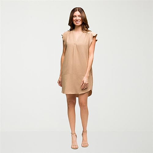 Click here for Womens 24/7 Comfort Apparel Knee Length Pocket Shi... prices
