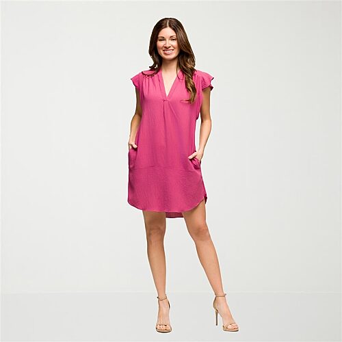 Click here for Womens 24/7 Comfort Apparel Knee Length Pocket Shi... prices