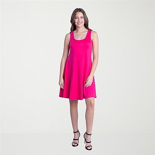 Click here for 24seven Comfort Apparel Womens Sleeveless Swing Dr... prices