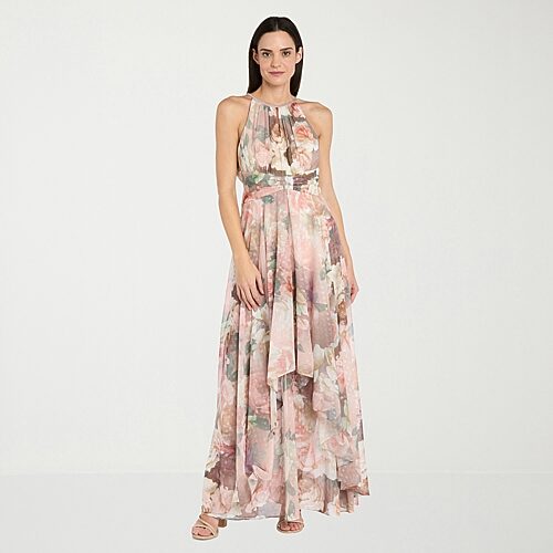 Click here for R & M Richards Womens Halter Neck Sleeveless Flora... prices