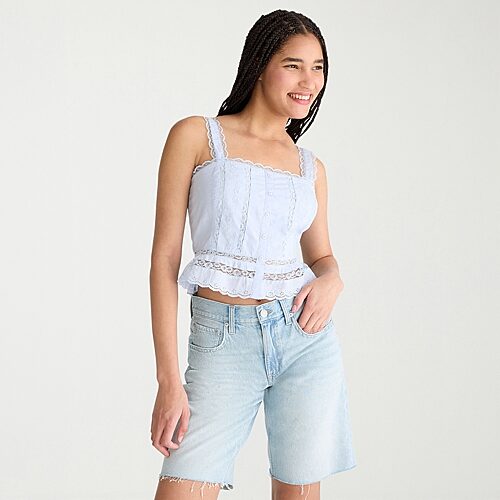 Click here for AEROPOSTALE Womens Juniors Sleeveless Peplum Top... prices