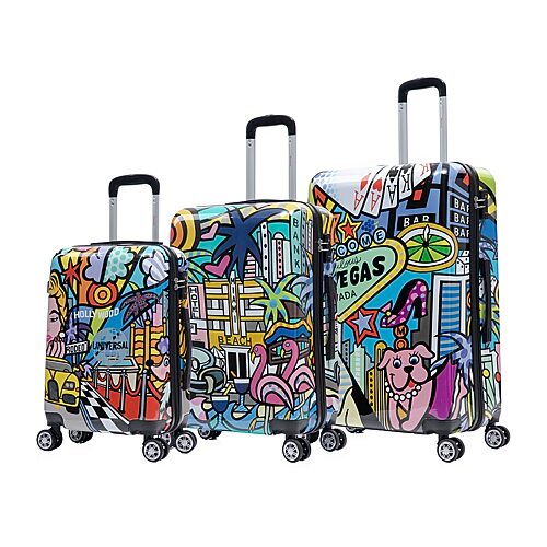 Click here for InUSA Prints Lightweight Hardside Spinner 3 Piece... prices
