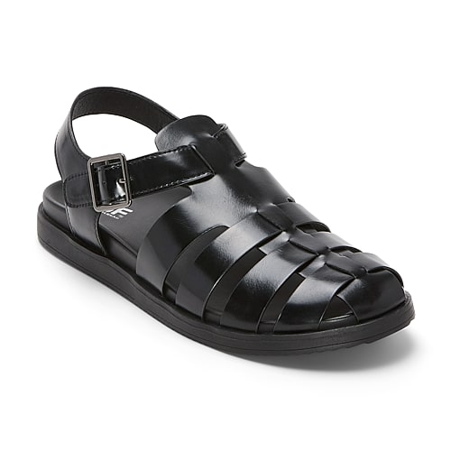 Click here for J. Ferrar Mens Worth Strap Sandals  9 Medium  Blac... prices