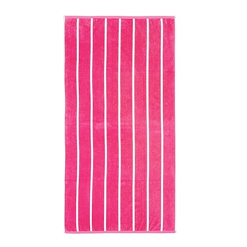 Click here for Outdoor Oasis Cabana Stripe Reversible Beach Towel... prices