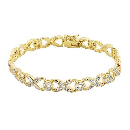 Click here for Sparkle Allure Womens Diamond Accent 18K Gold Over... prices